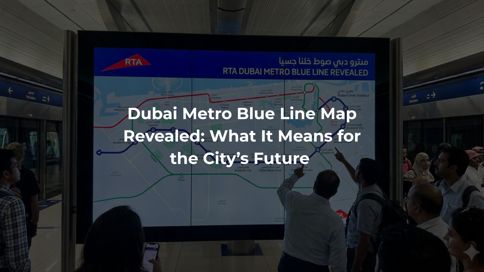 Dubai Metro Blue Line Map Revealed | Route & Impact
